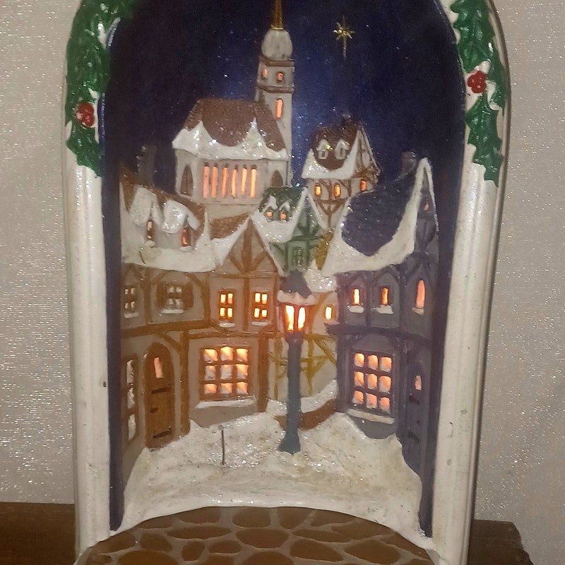 Ceramic Christmas Village - Etsy