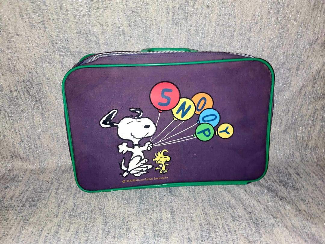 Vintage Snoopy Peanuts Comic Kid's Suitcase - Etsy