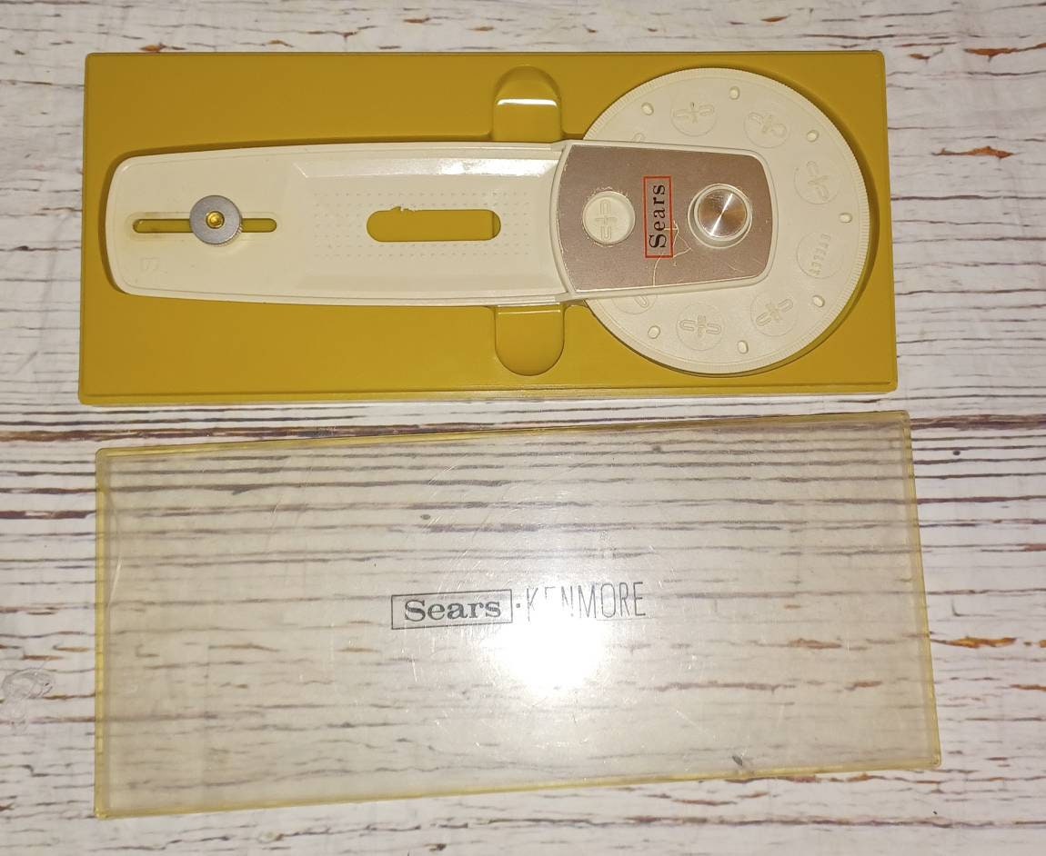 Vintage Sears Kenmore Sewing Machine Buttonhole Gauge Wheel - Etsy
