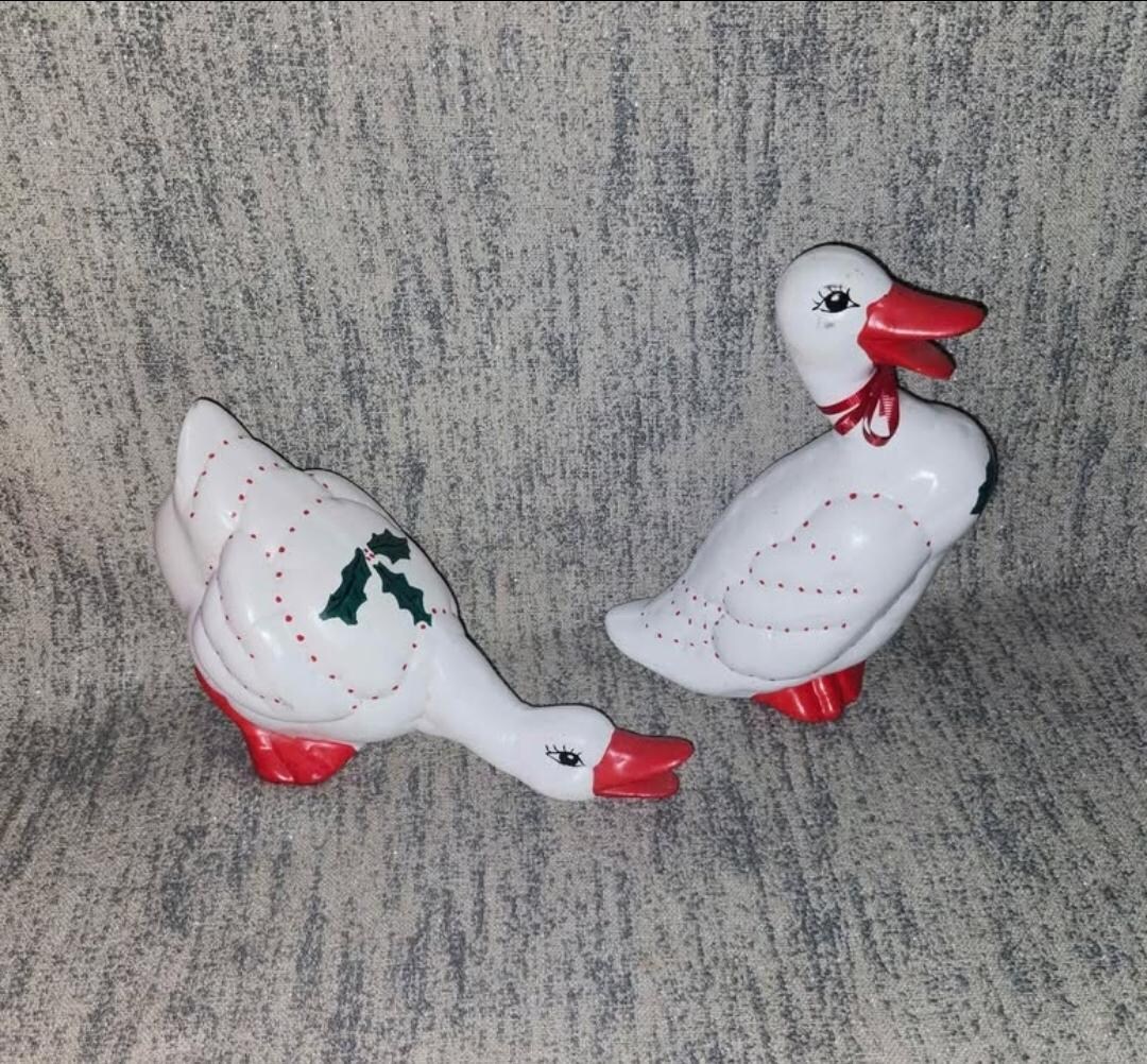 Vintage Kimble Ceramic Christmas Duck/ Geese - Etsy
