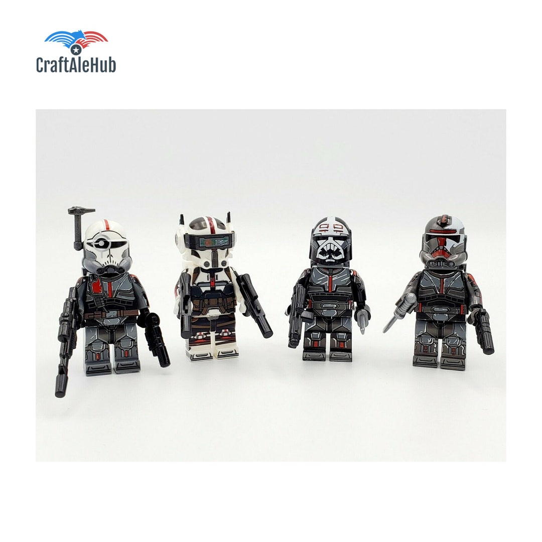 Bad Batch Clone Troopers Set of 4 - Etsy