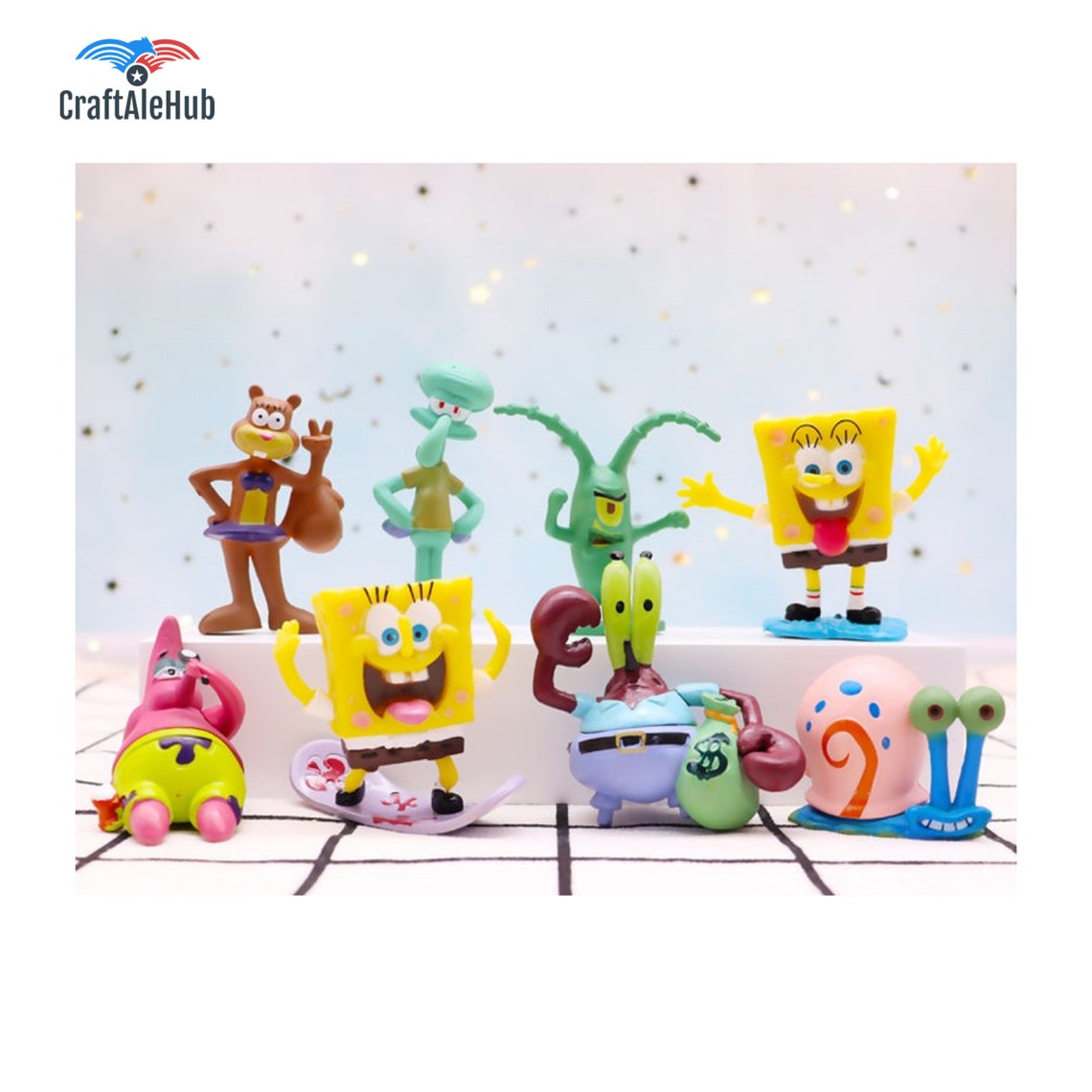 8 Spongebob Squarepants Figurines - Etsy