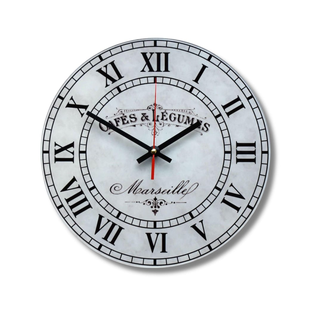 Vintage French Style Wall Clock 30cm Unique Wall Clock Modern Clock ...