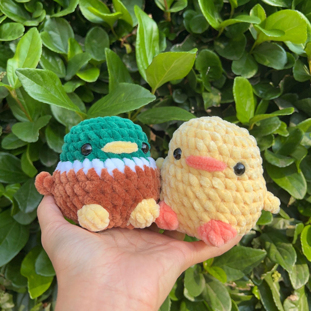 Mini Crochet Chicks and Ducks - Etsy