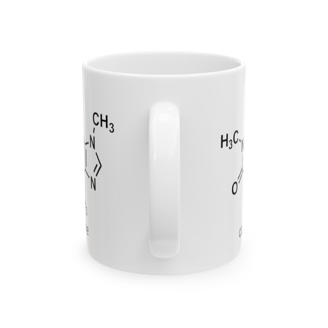 Copy of Caffeine Molecule Coffee Mug for Chemist Gift for Laboratory ...