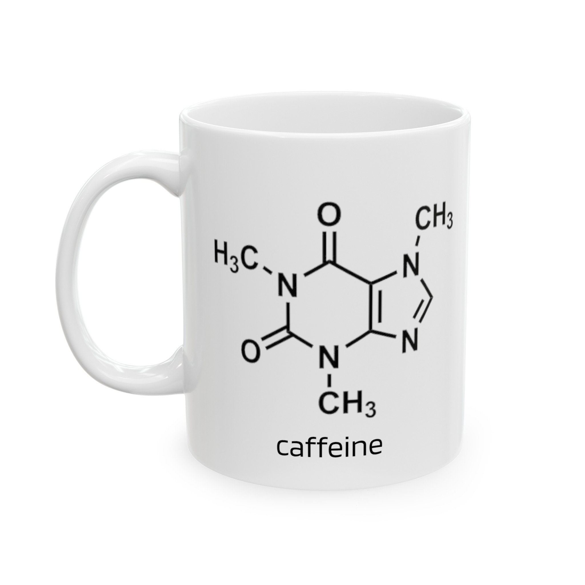 Copy of Caffeine Molecule Coffee Mug for Chemist Gift for Laboratory ...