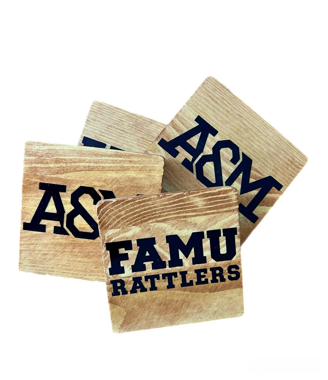 Handcrafted Wooden Coasters With Custom Design Inspired by FAMU ...