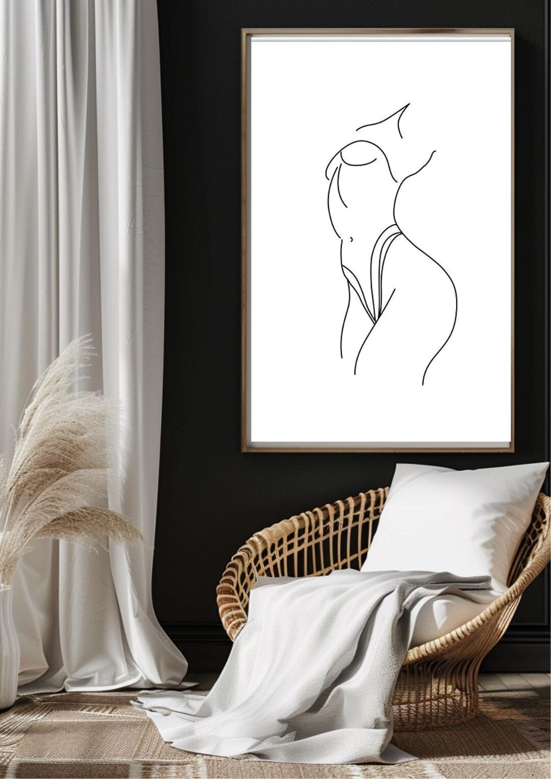 Body Line Art, Womensbody, Minimal Art, Digital Art, Intimite Art ...