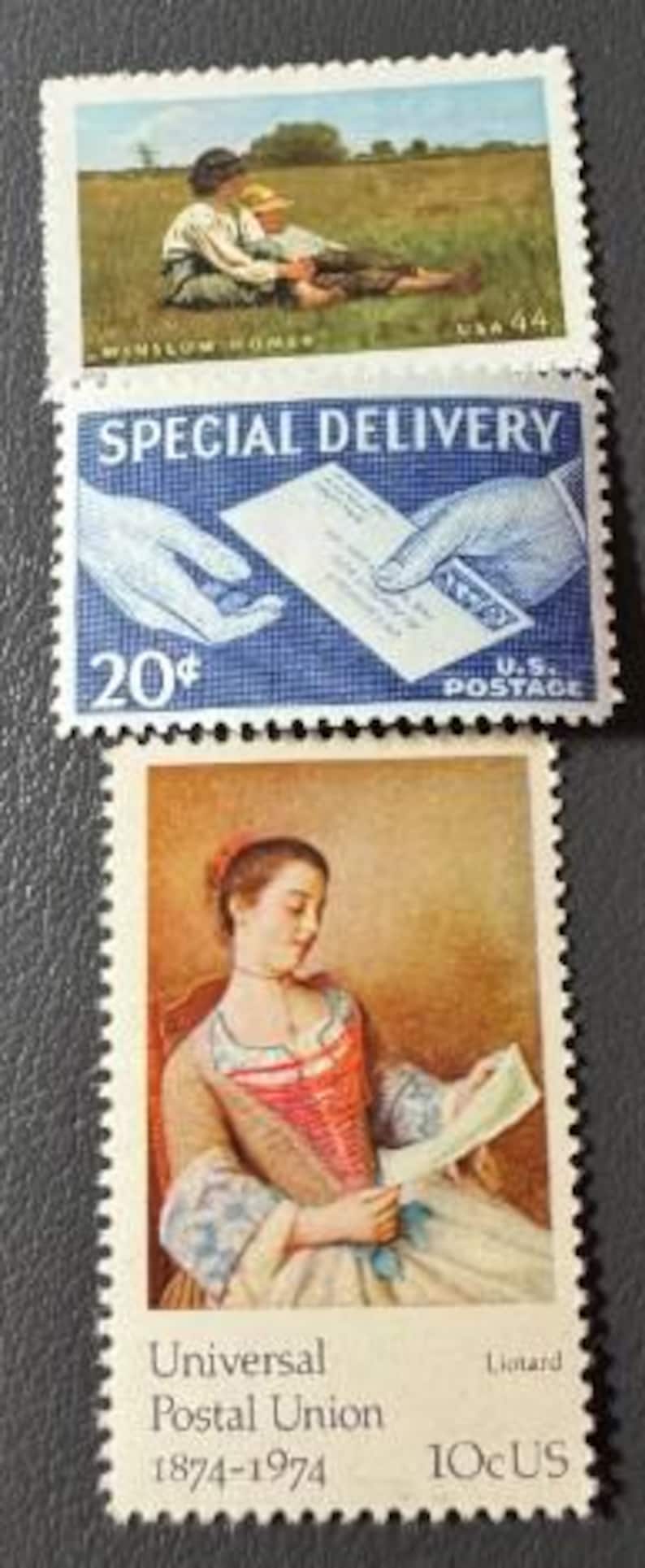 Authentic Unused Vintage Postage Mail Art Supply - Etsy