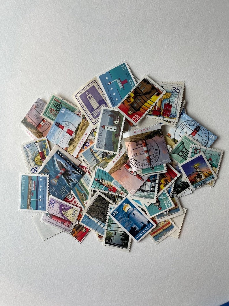Topical Stamps - Lighthouses - Etsy