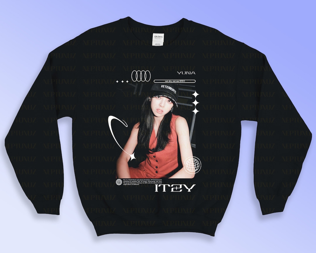 Yuna Sweatshirt Kpop Girlband Music Singer Celebrity 90s Retro Vintage ...