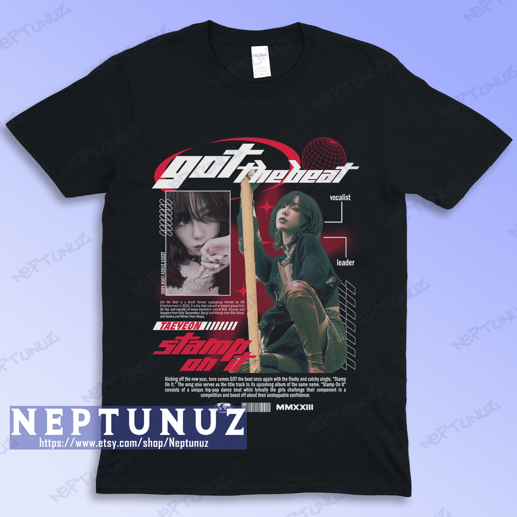Taeyeon GOT the Beat Shirt Kpop Girlband Music Vintage Retro Aesthetic ...