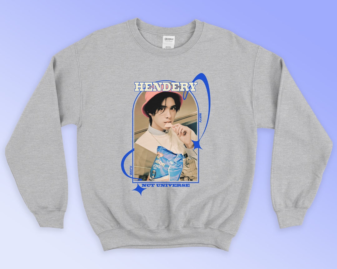 Hendery Sweatshirts Wayv Shirt Kpop Boyband Singer Celebrity 90s Retro ...