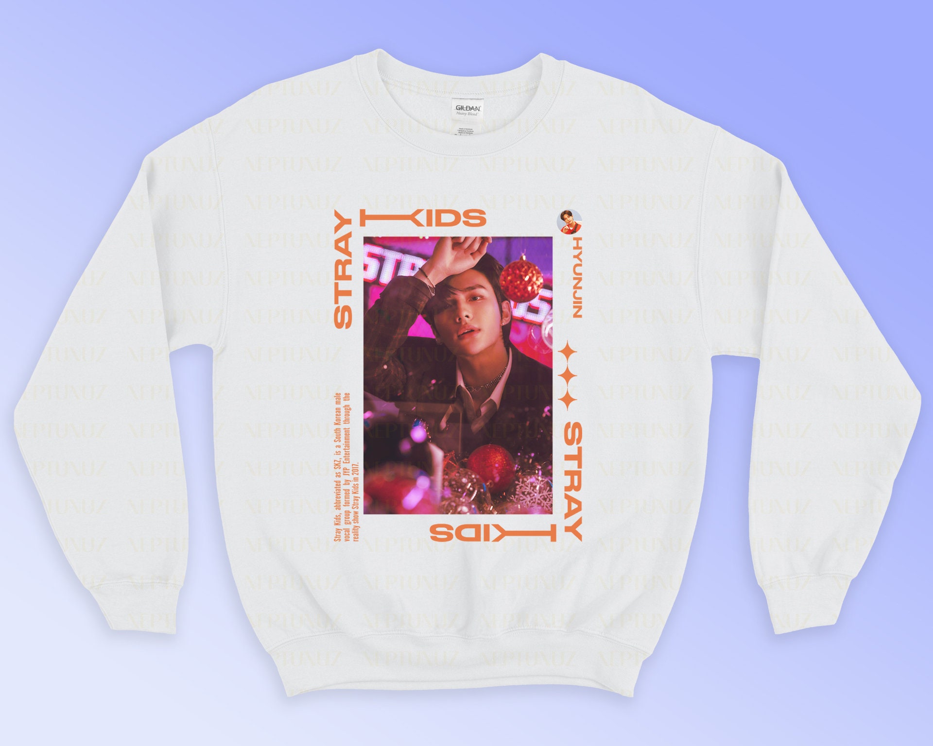 KPOP Sweatshirts Hyunjin Kpop Boygroup Boyband Singer Celebrity 90s ...