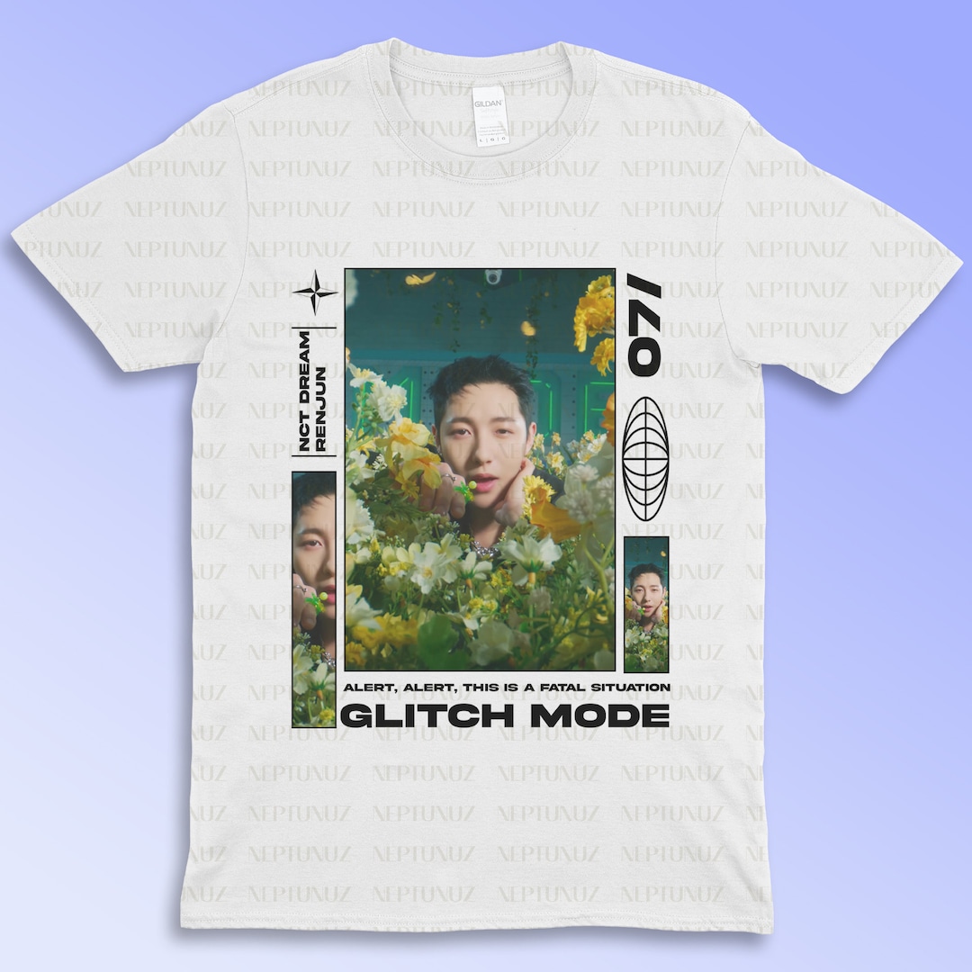Renjun Shirt Glitch Tee Mode Celebrity Kpop Boygroup Boyband Music ...