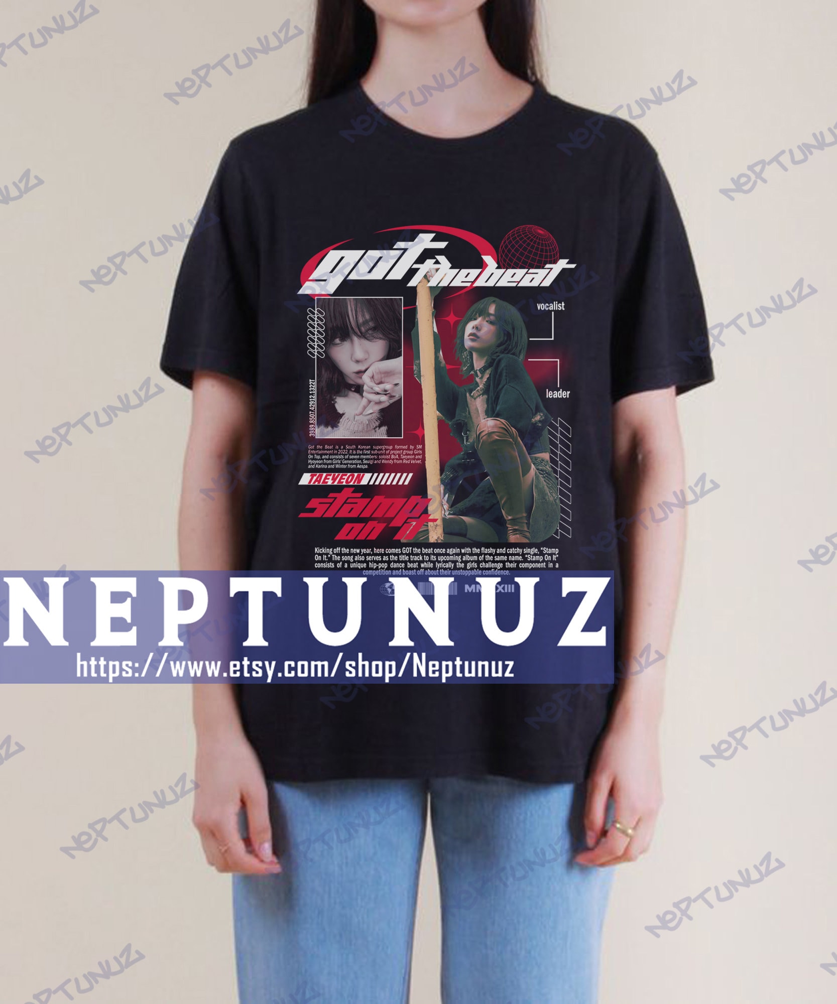 Taeyeon GOT the Beat Shirt Kpop Girlband Music Vintage Retro Aesthetic ...