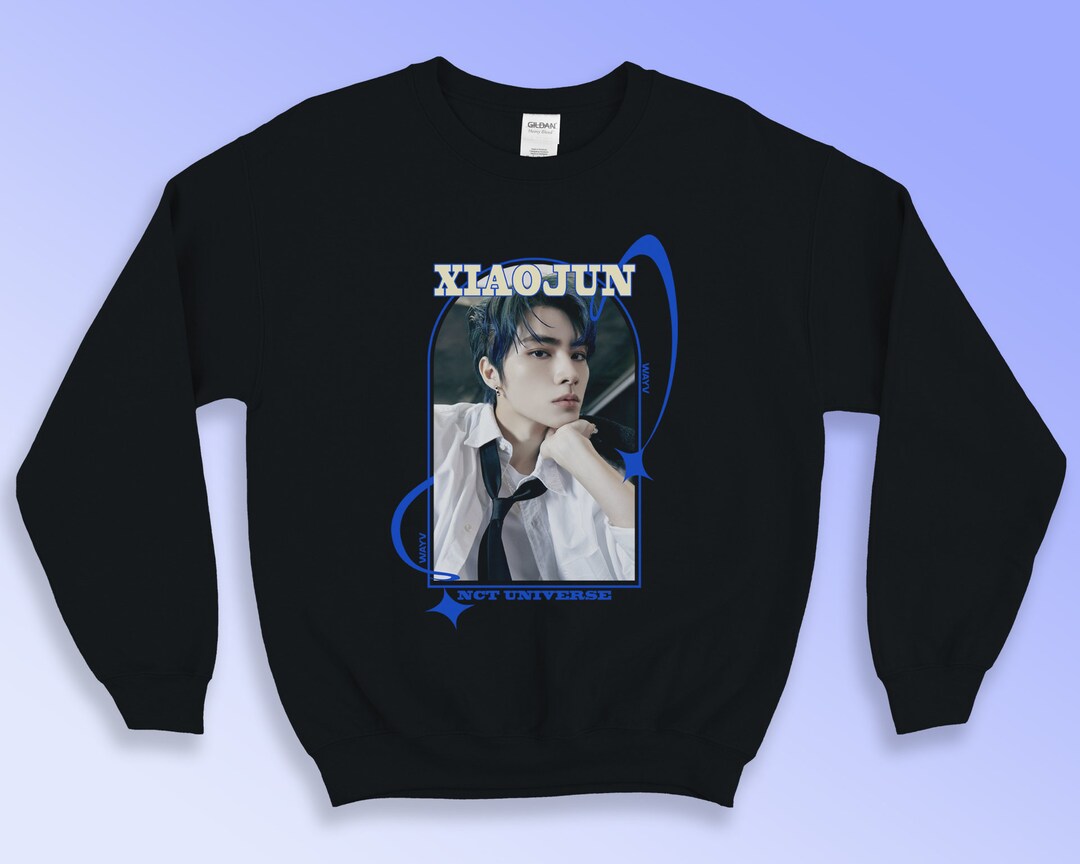 Xiaojun Wayv Sweatshirts Shirt Kpop Boyband Singer Celebrity 90s Retro ...
