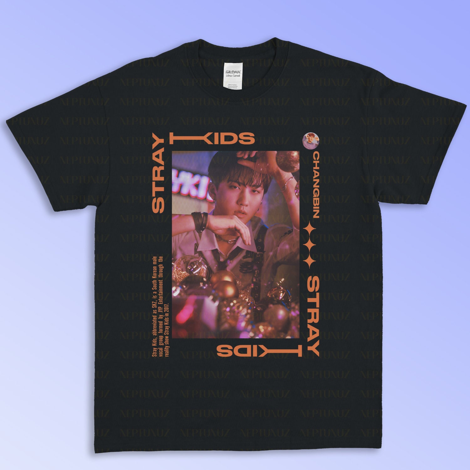 Changbin KPOP Shirt Kpop Tee Boyband Music Vintage Retro Aesthetic ...