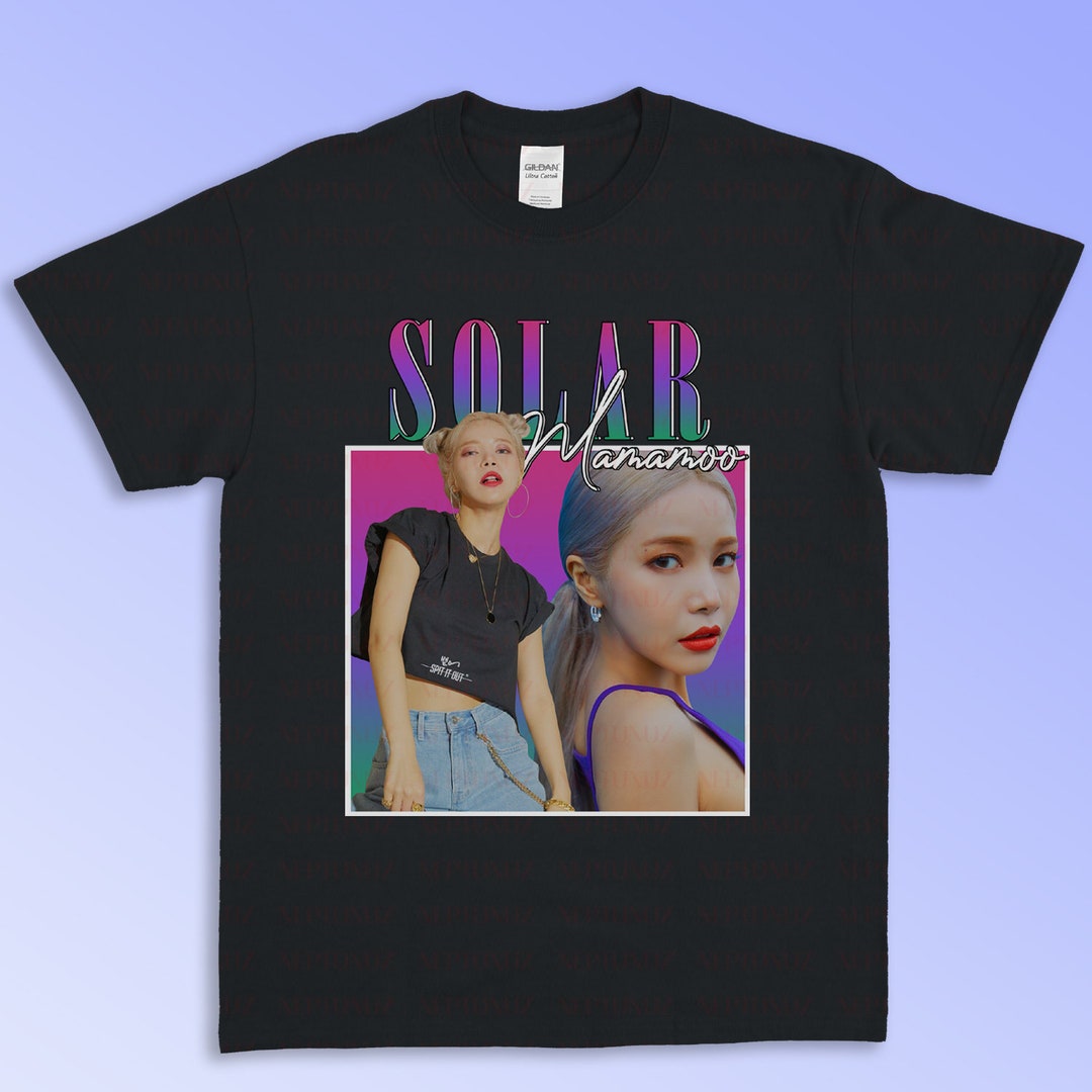 Solar Mamamoo Shirt Celebrity Kpop Girlband Music Vintage Retro Style ...