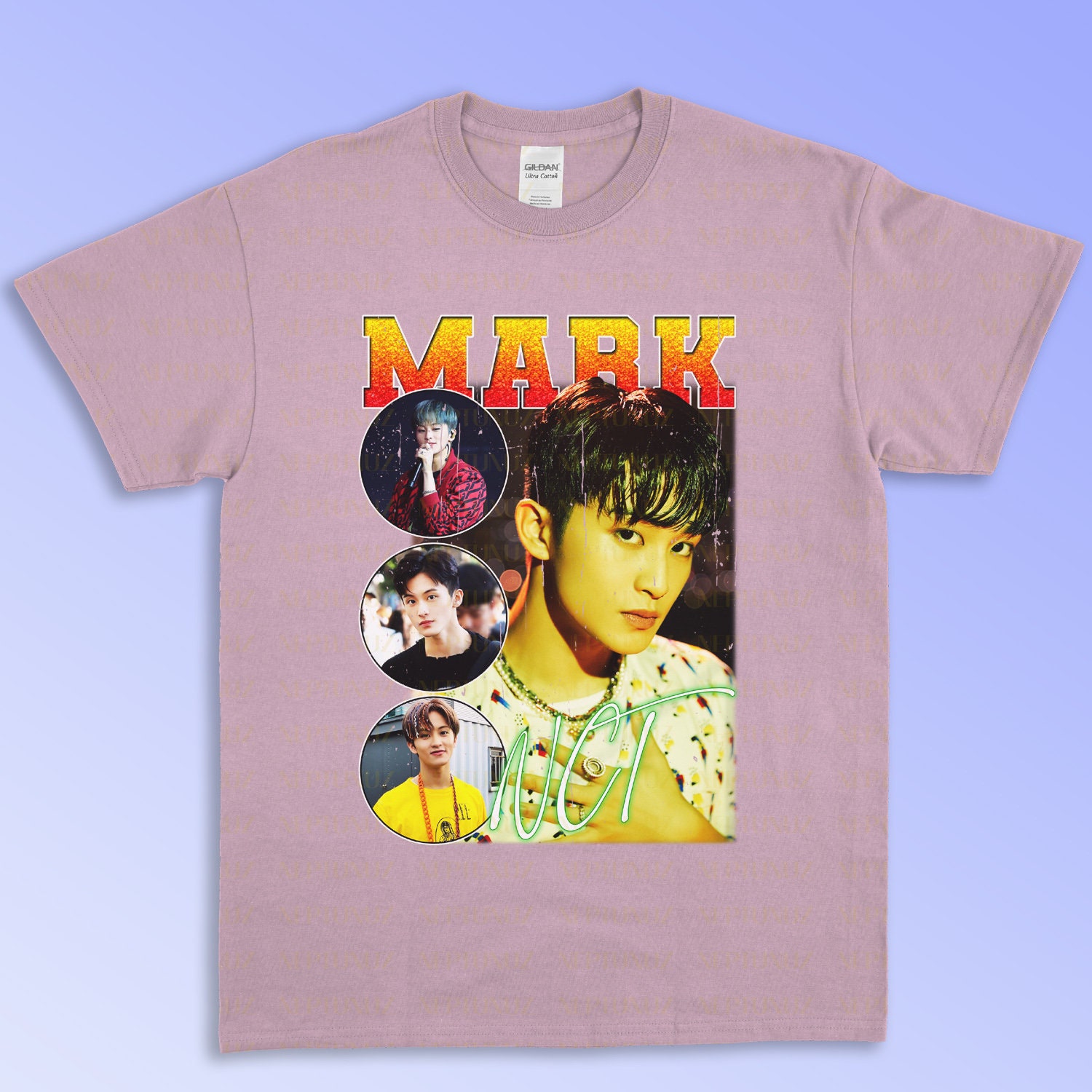 Mark Shir Sticker Kpop Boyband Music Vintage Retro Rustic Style Men ...