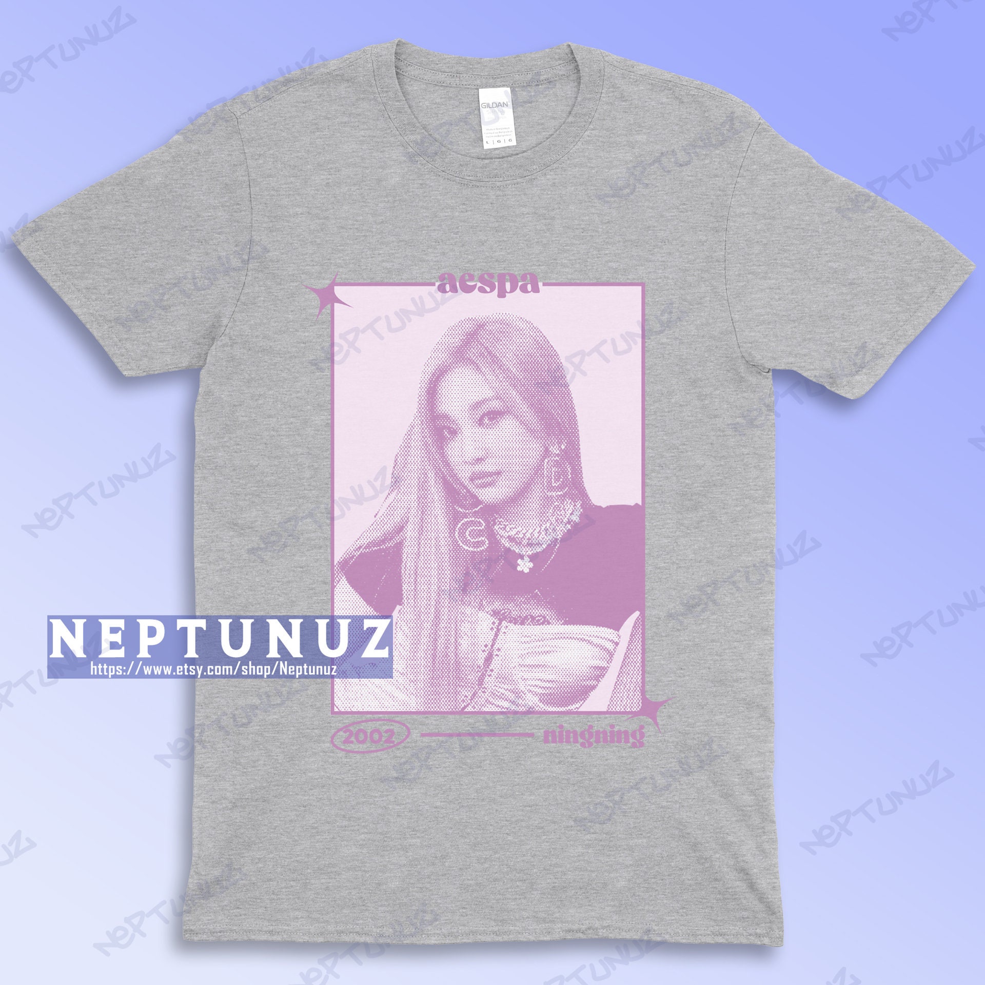 Ningning Kpop T-shirt, Retro Graphic Girlband Tee - Etsy