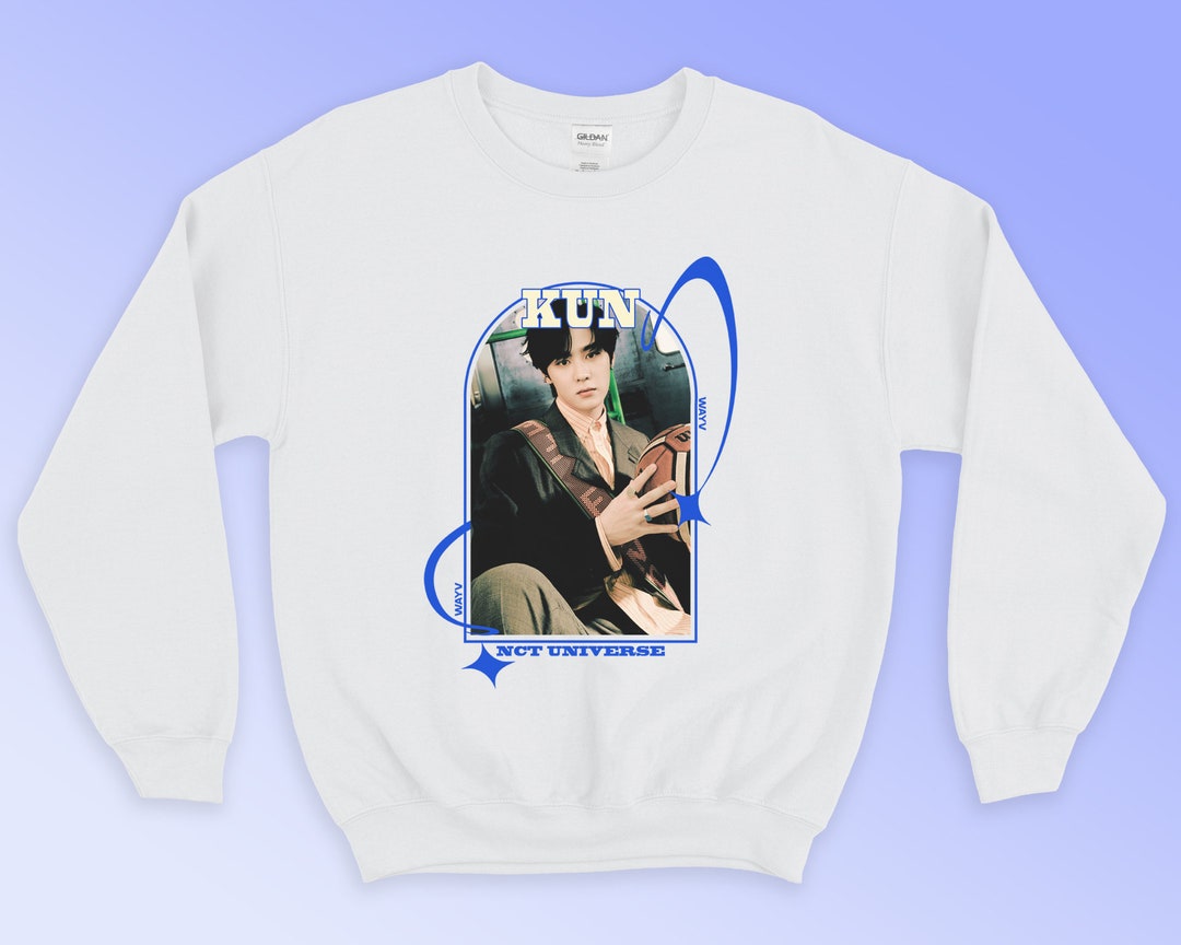 Kun Sweatshirts Wayv Shirt Kpop Boyband Singer Celebrity 90s Retro ...
