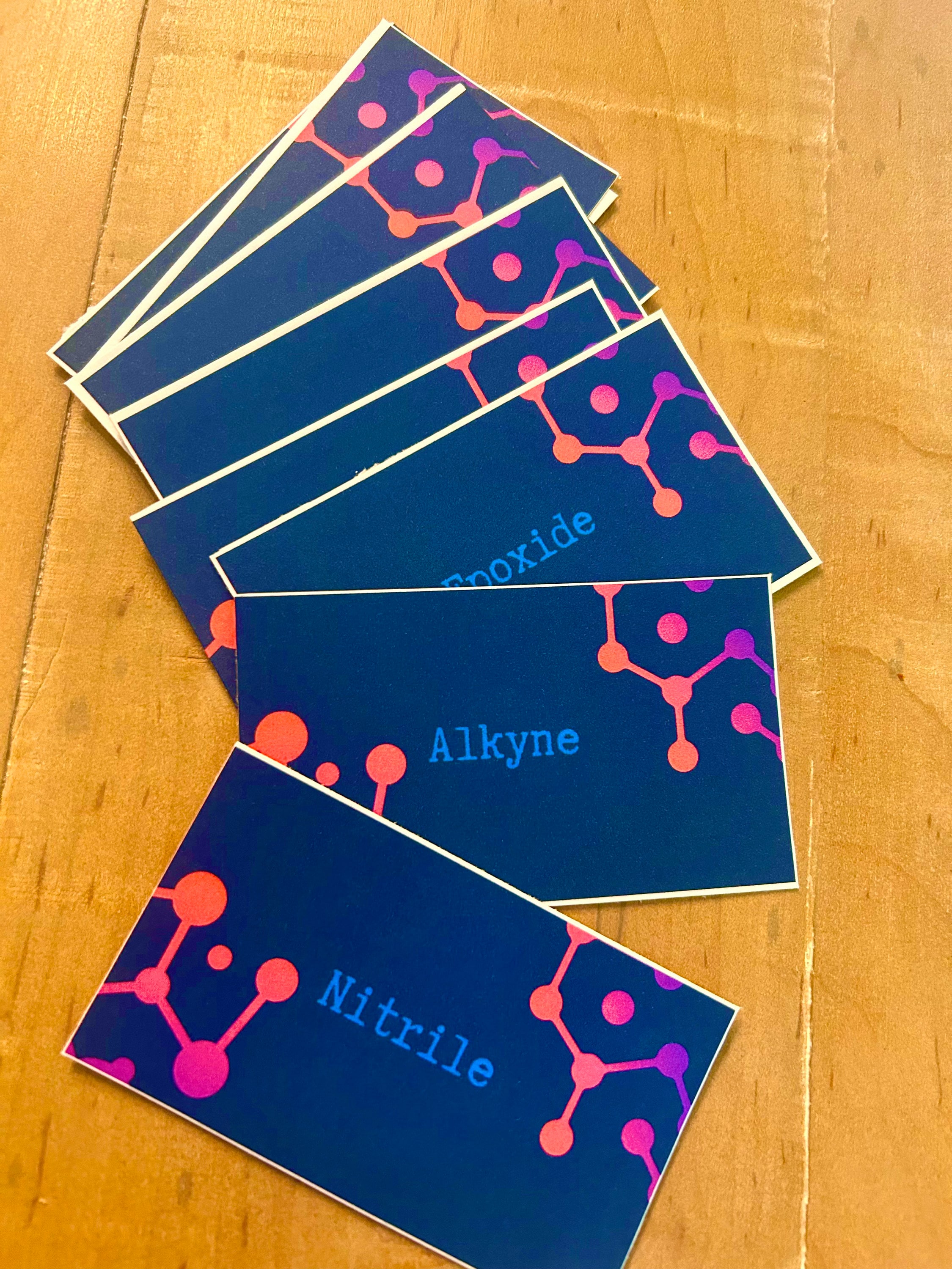 Organic Chemistry Flash Cards | Beautiful Organic Chemistry Study ...