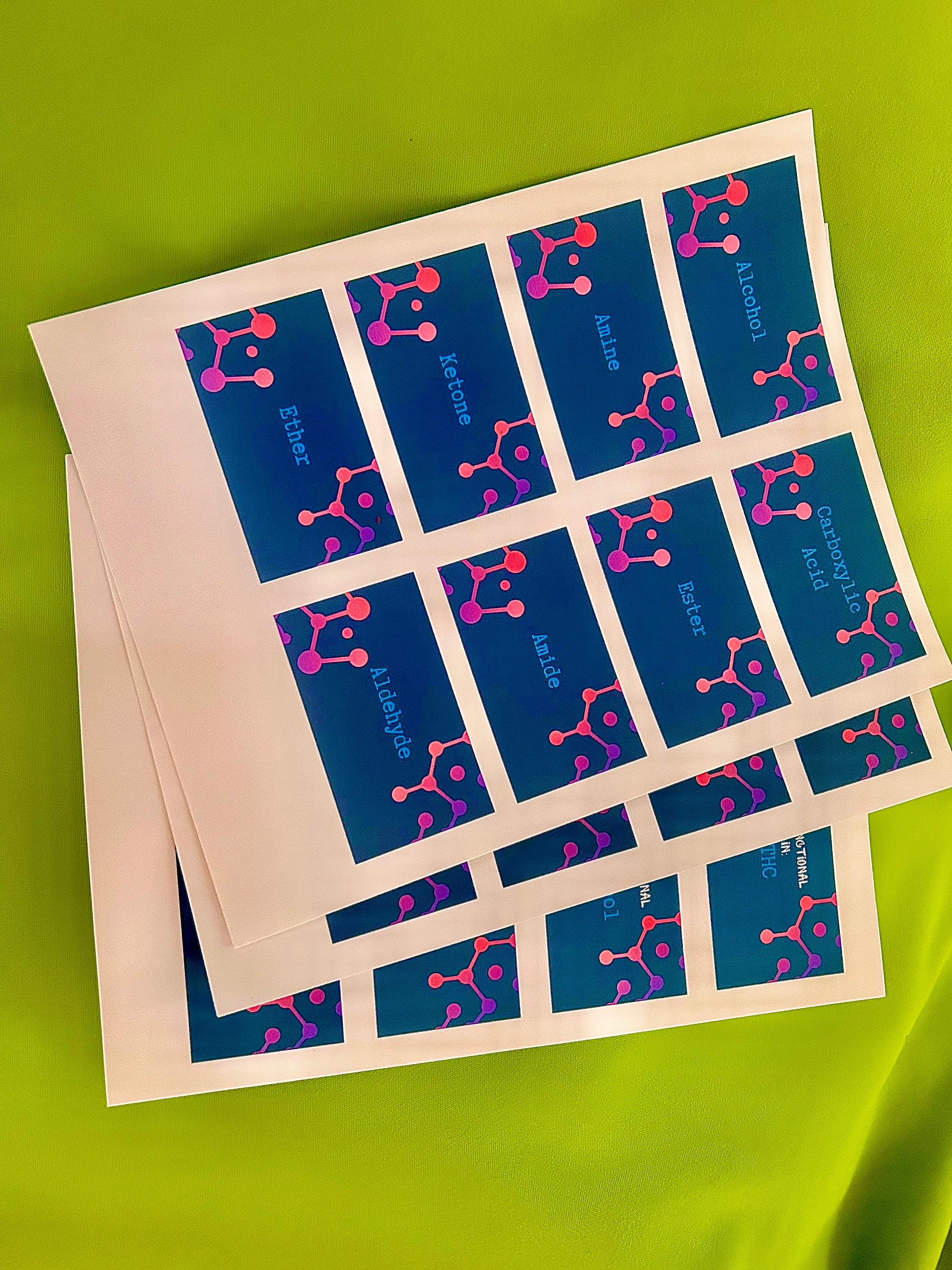 Organic Chemistry Flash Cards | Beautiful Organic Chemistry Study ...