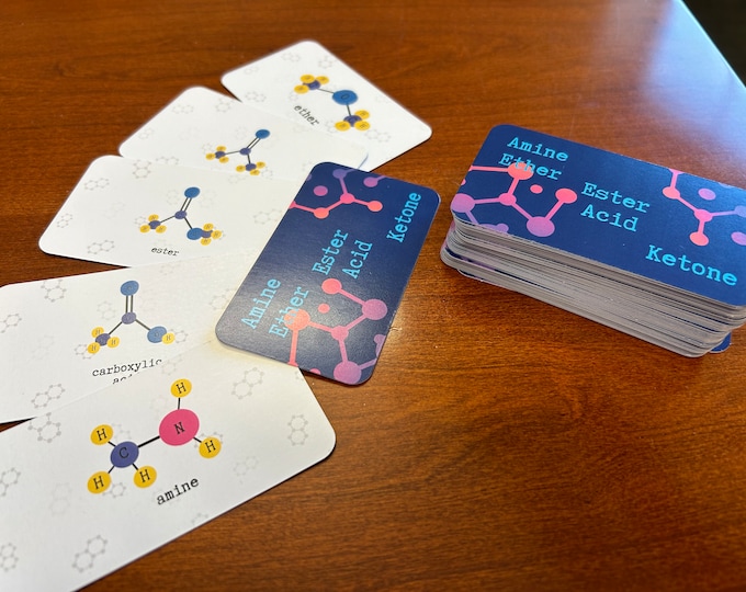 Fun Organic Chemistry Card Game to Learn Functional Groups - Etsy