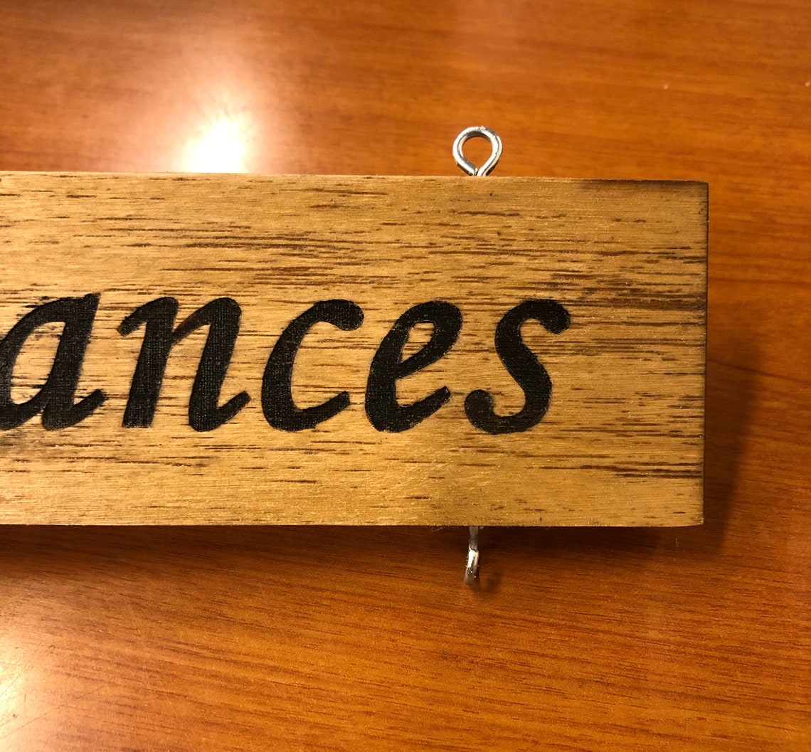 Customizable Wooden Rule Sign - Etsy