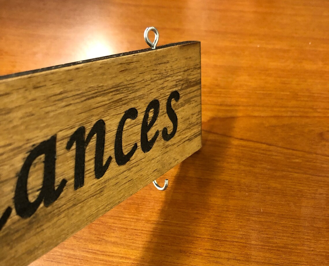 Customizable Wooden Rule Sign - Etsy