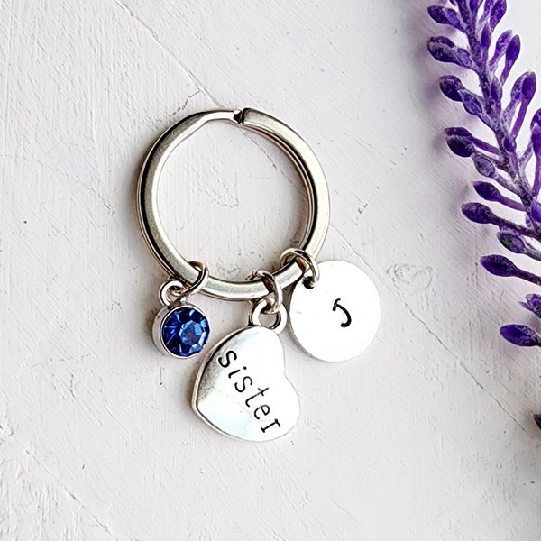 Sister Keychain - Etsy