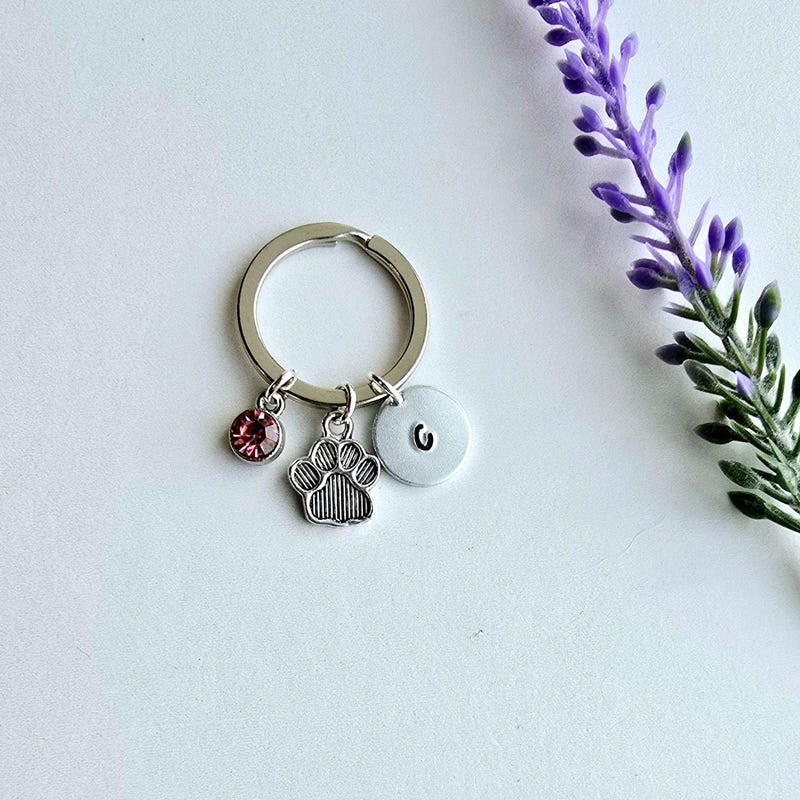 Dog Keychain - Etsy