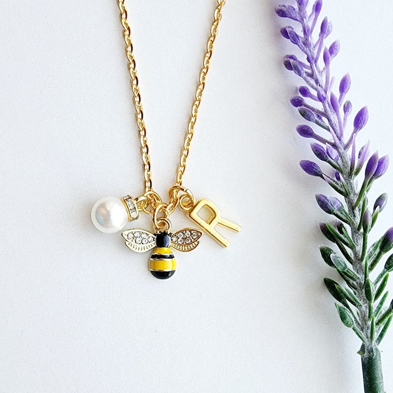 Bee Necklace - Etsy
