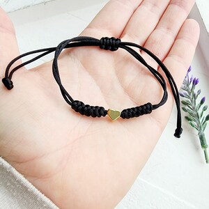 Heart Bracelet-adjustable String Bracelet-cord Bracelet-friendship Gift ...