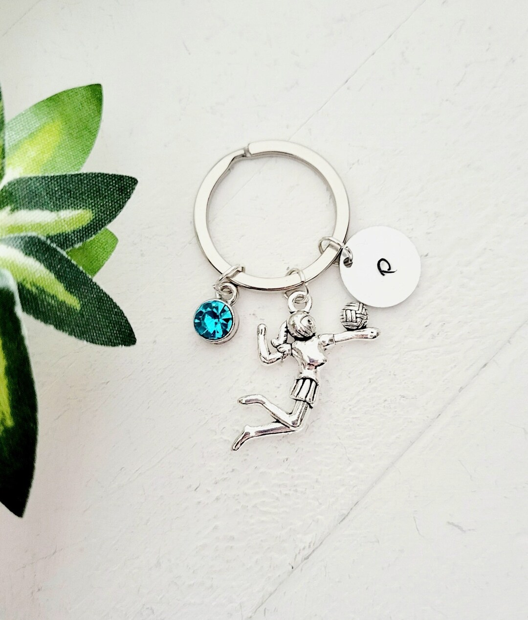 Volleyball Carm Keychain-volleyball Team Gift-volleyball Keychain-i ...