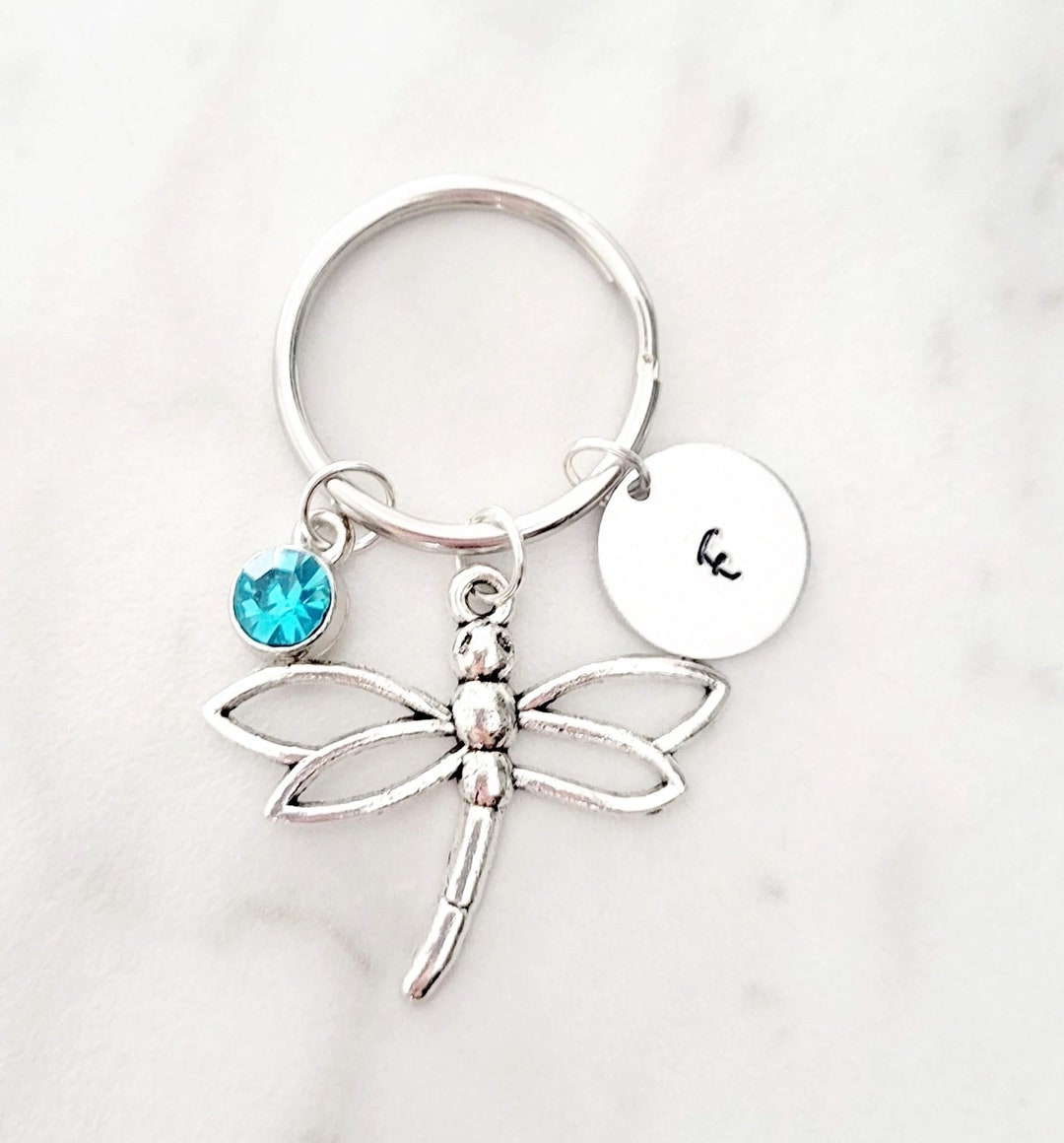 Dragonfly Keychain-personalized Dragonfly Gift-drangonfly Gift for ...