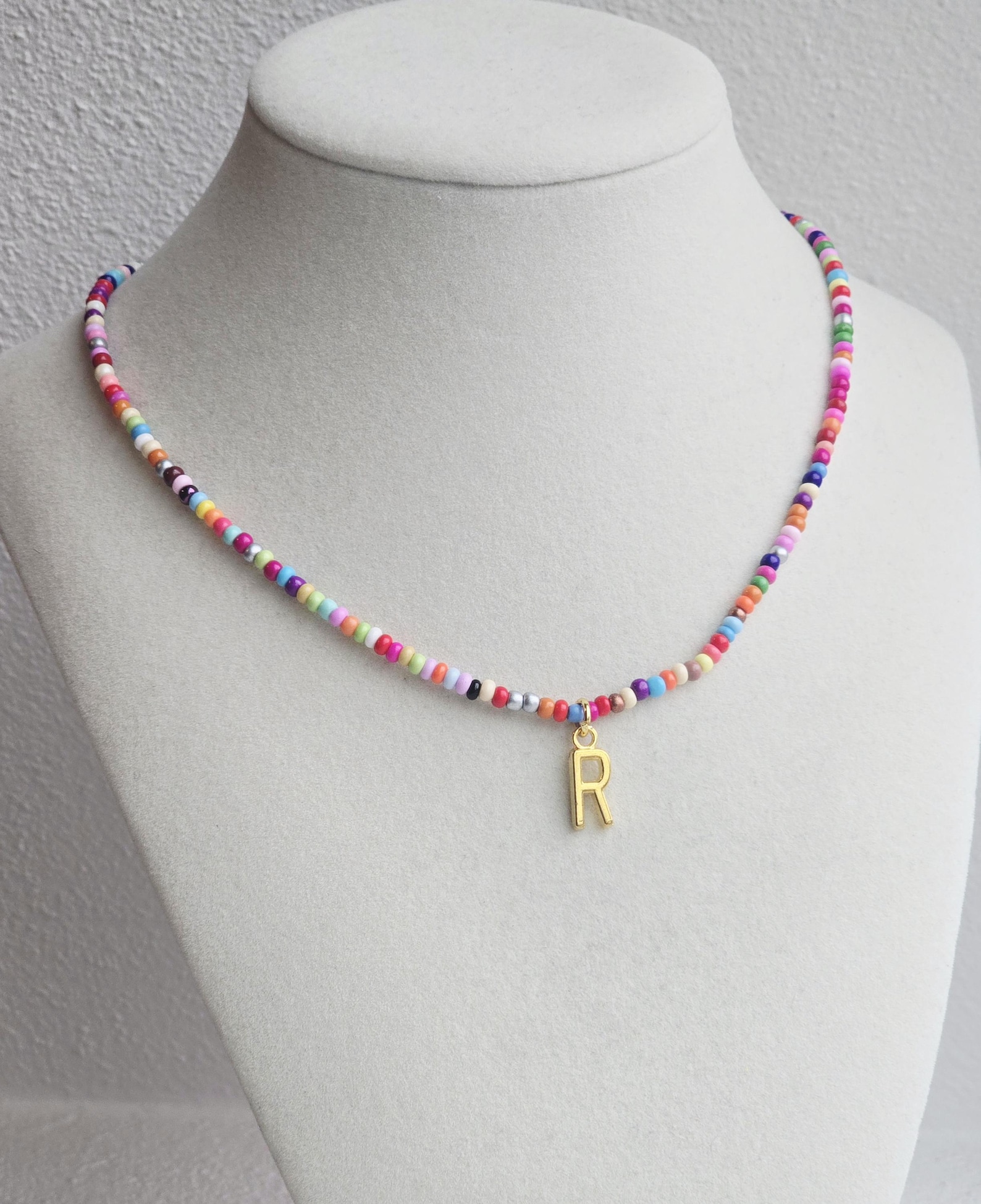 Bead Necklace for Girls-beaded Initial Necklace-jewelry for Girls ...
