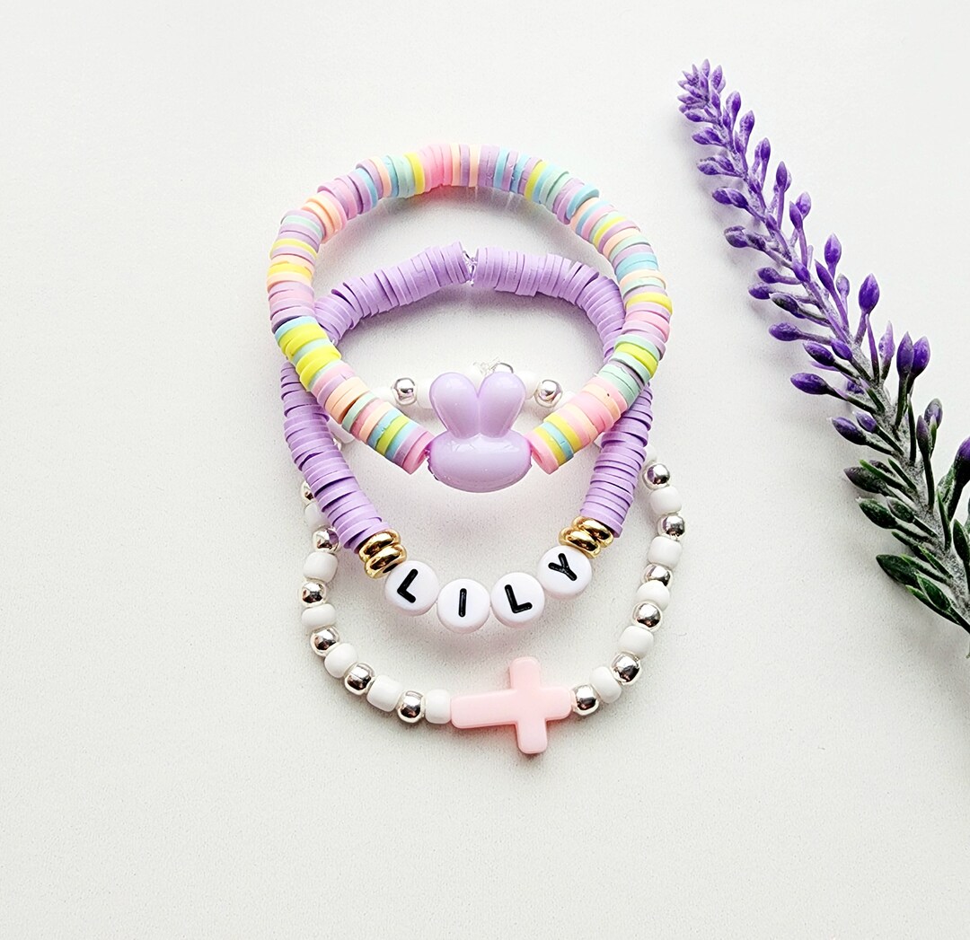 Easter Bracelet for Girls-easter Gift-easter Basket Stuffer-bunny ...