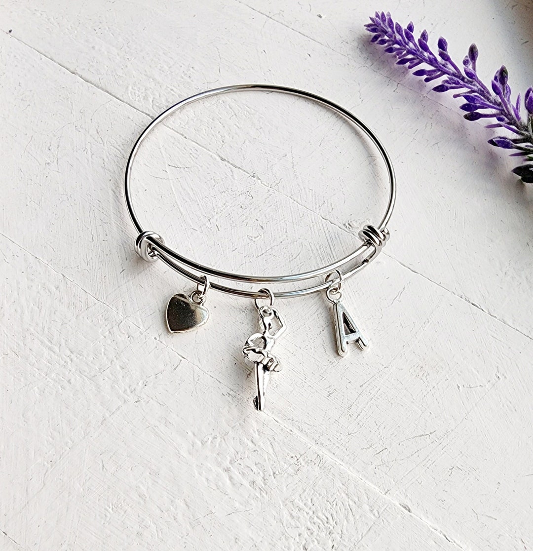Ballerina Bracelet-personalized Ballet Bracelet for Girls-ballet Dance ...