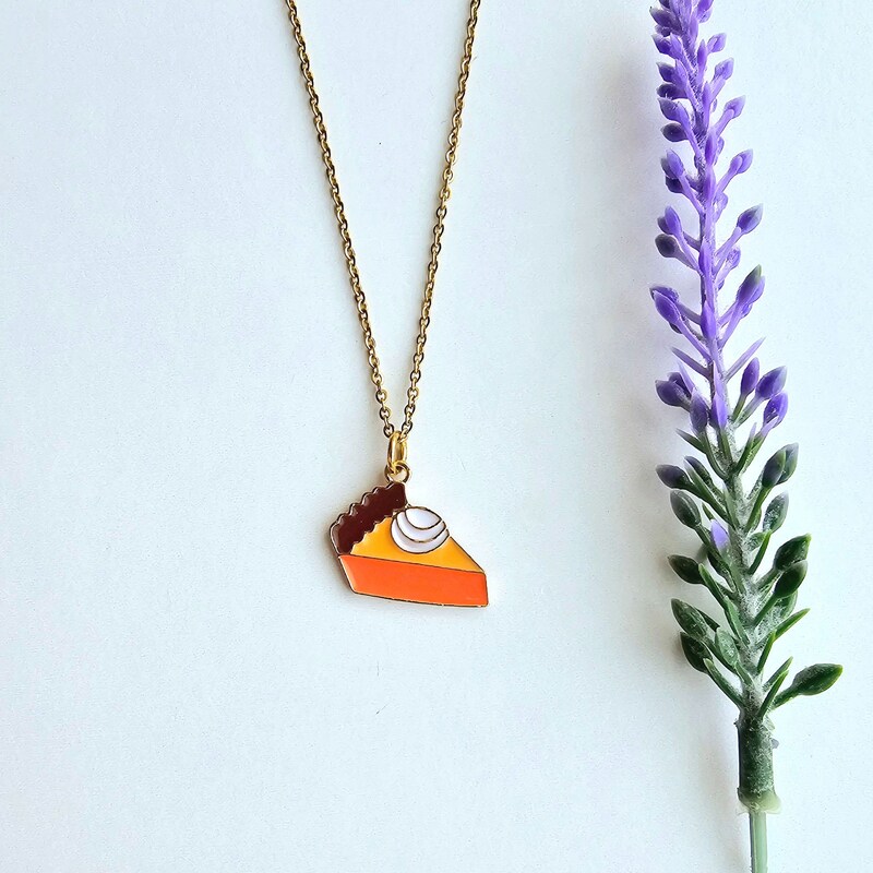 Pumpkin Necklace - Etsy