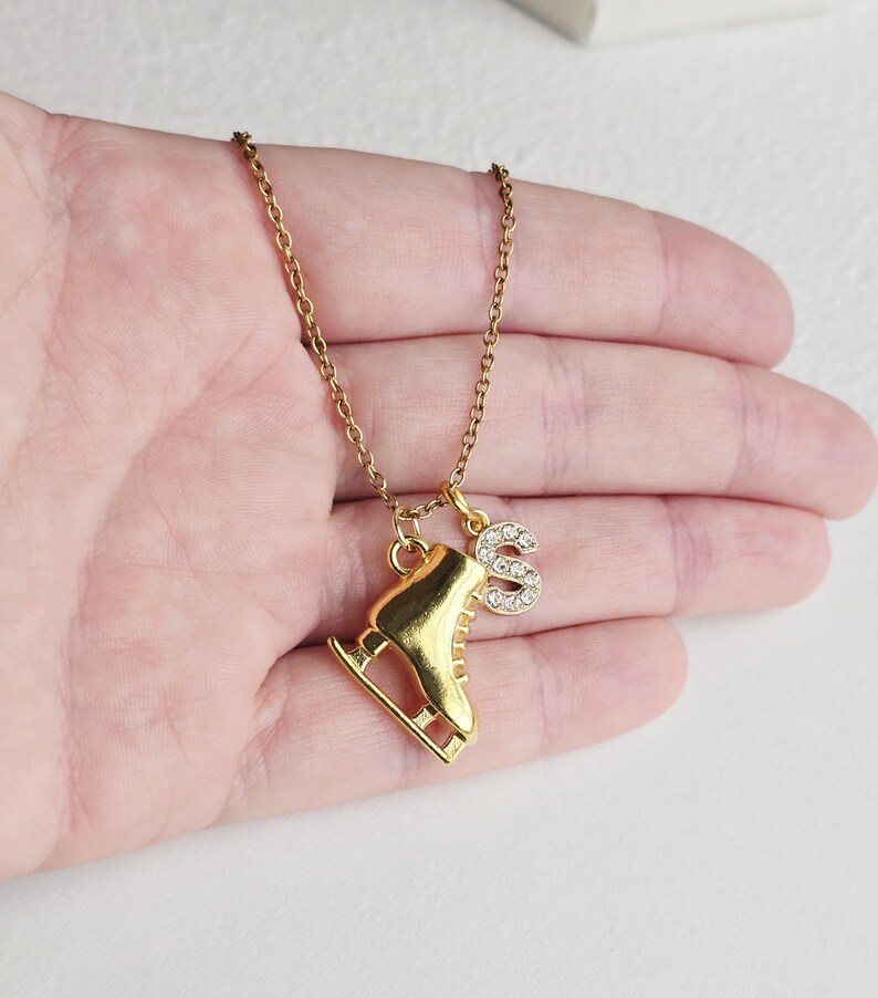 Ice Skate Necklace-figure Skater Gift-hockey Mom Jewelry-necklace for ...