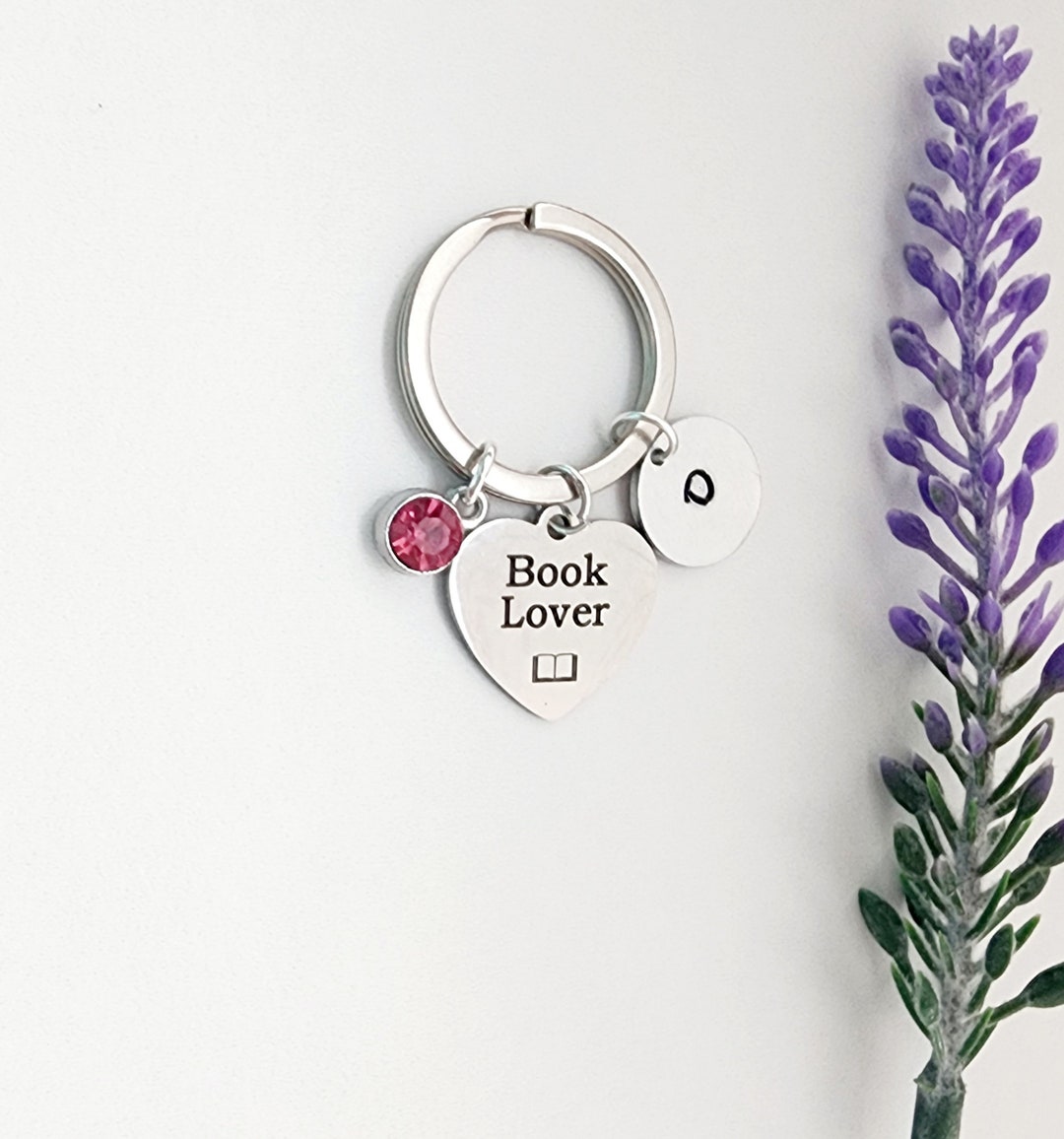 Book Lover Keychain-book Lover Gift-gift for Teacher-gift for Librarian ...