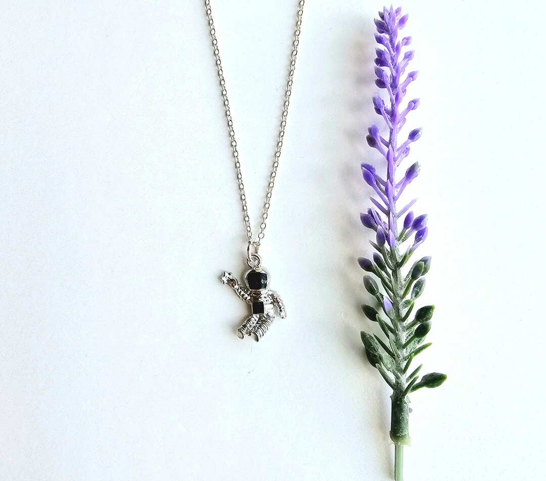 Astronaut Necklace-astronaut Gift-space Jewelry-space Lover Gift ...