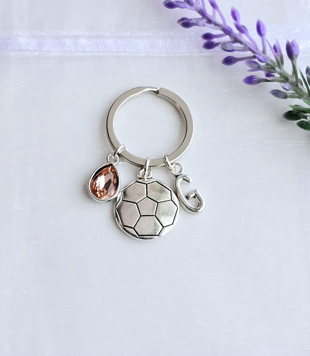 Soccer Ball Keychain-personalized Soccer Gift-soccer Team Gift-soccer ...