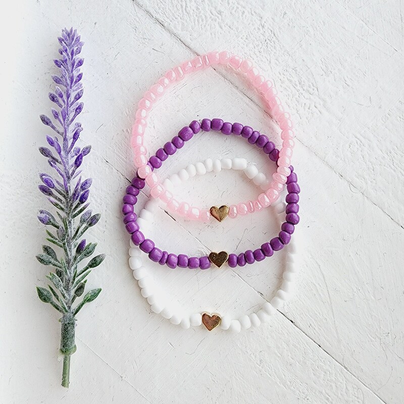 Girls Bead Bracelet - Etsy