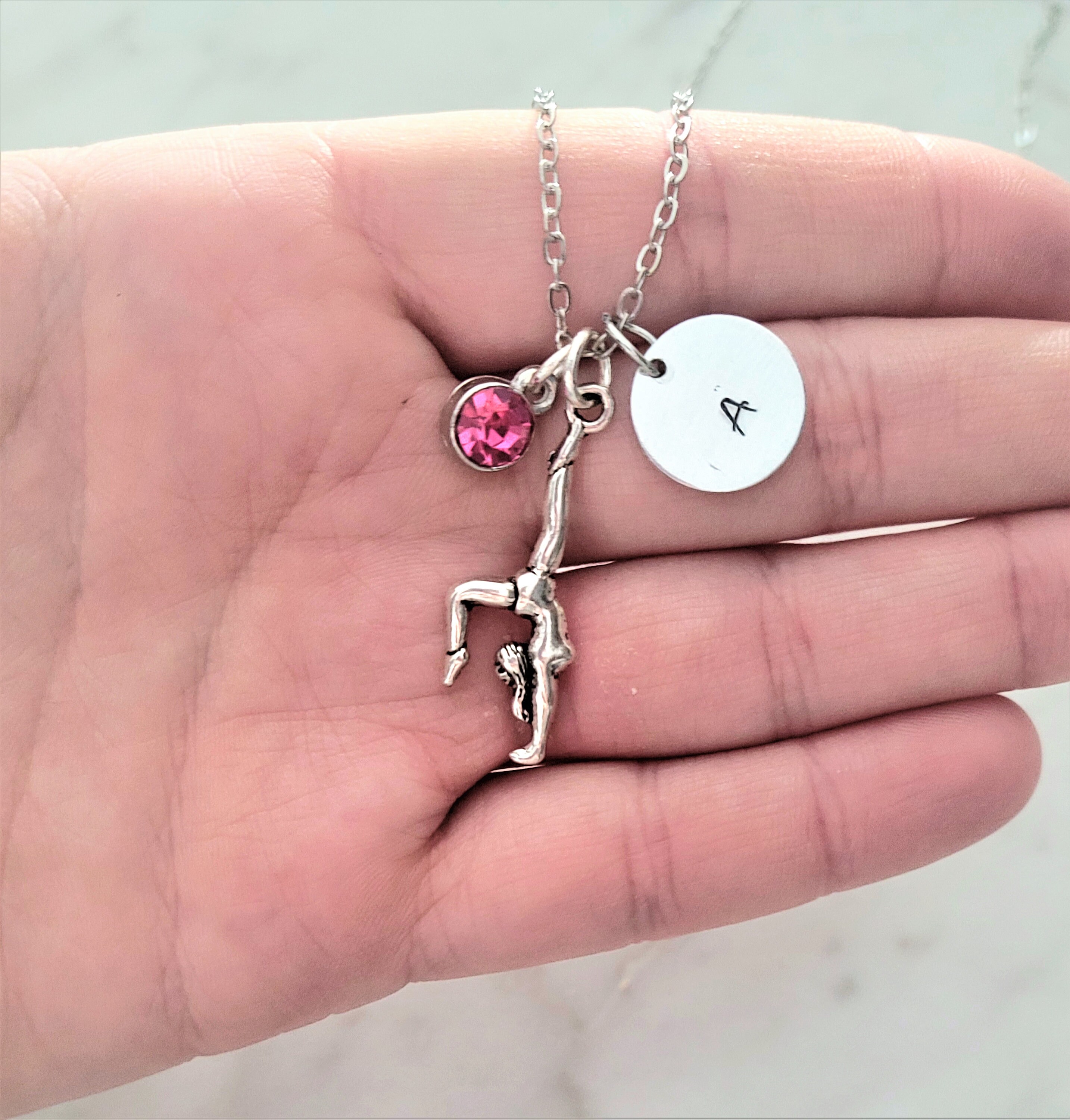 Gymnastics Necklace for Girls-gymnast Necklace-gymnast - Etsy