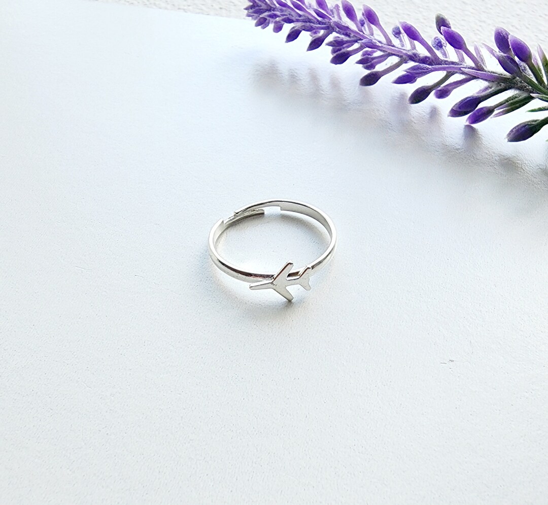 Airplane Ring-gift for Flight Attendant-jewelry for Pilot-gift for ...