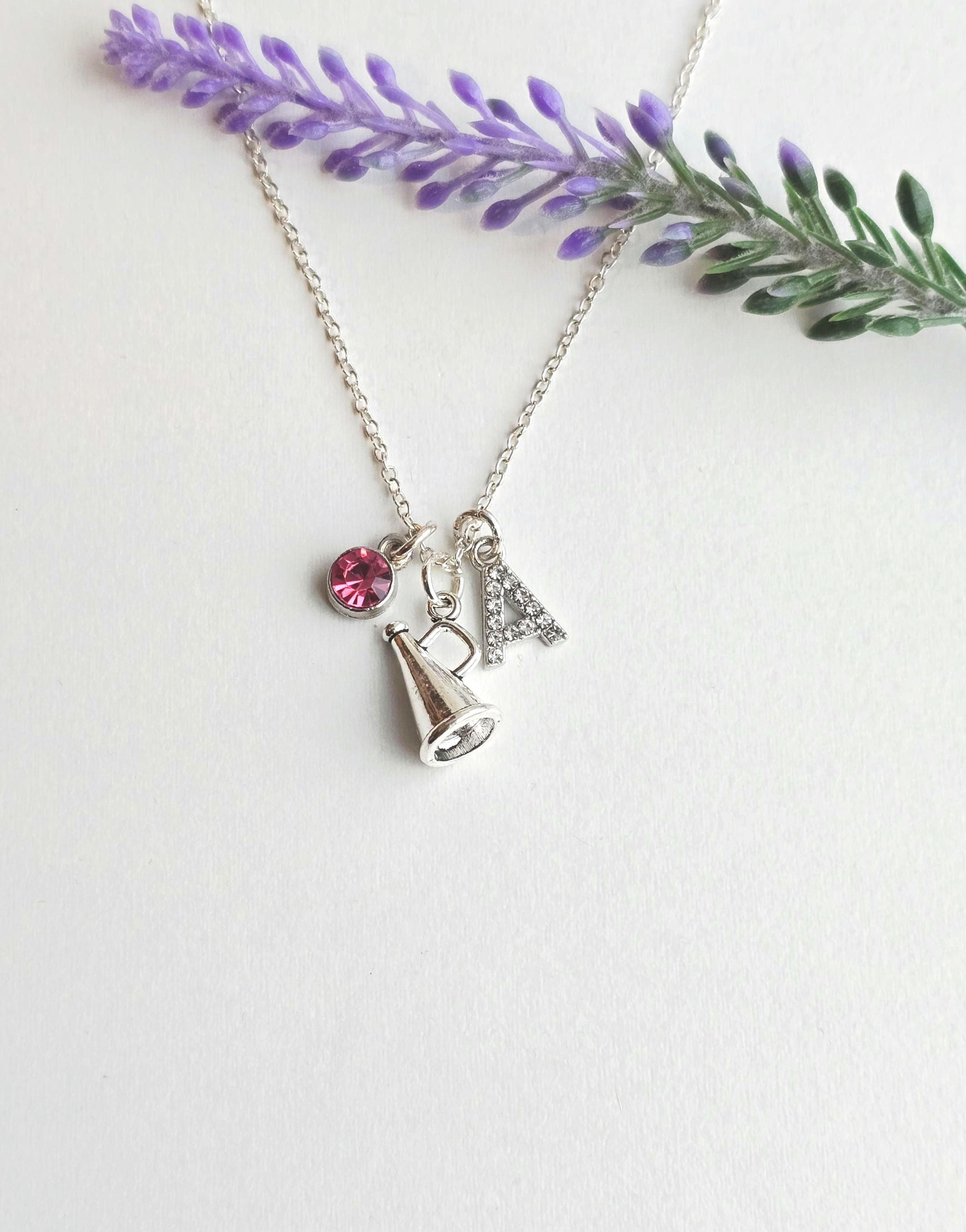Cheer Necklace for Cheerleader-megaphone Necklace-cheerleading Team ...