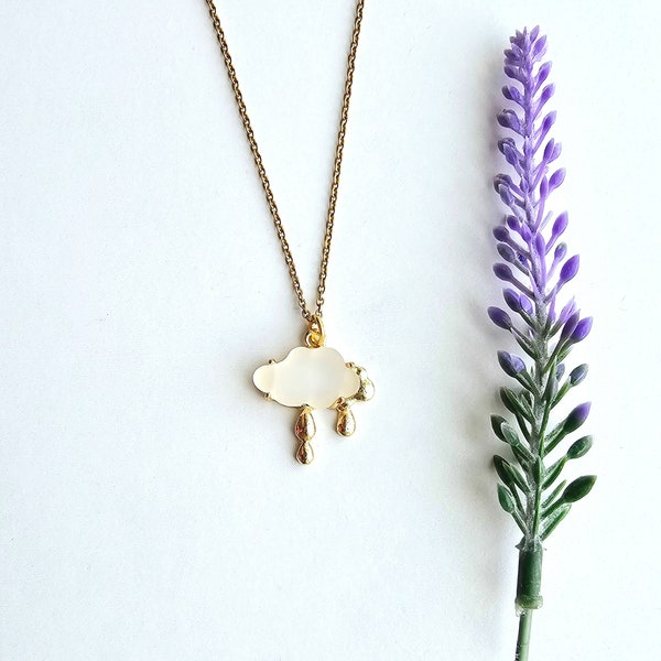 Rain Necklace - Etsy